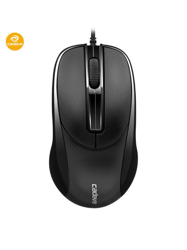 China Basics 3-Button USB Wired Computer Mouse (Black) on Global ...