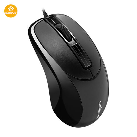 China Basics 3-Button USB Wired Computer Mouse (Black) on Global ...