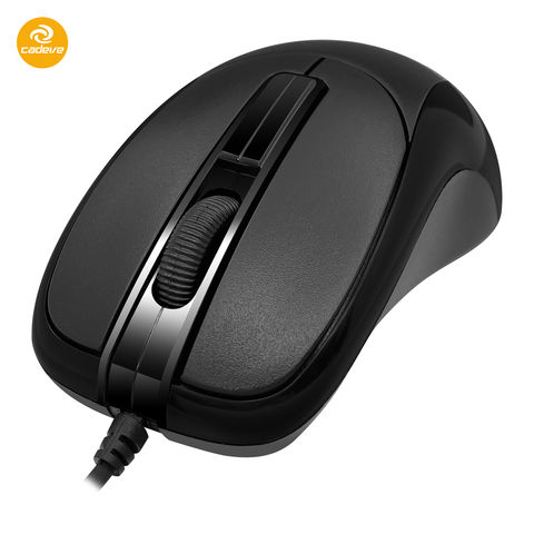 China Basics 3-Button USB Wired Computer Mouse (Black) on Global ...