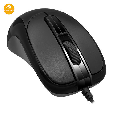 China Basics 3-Button USB Wired Computer Mouse (Black) on Global ...