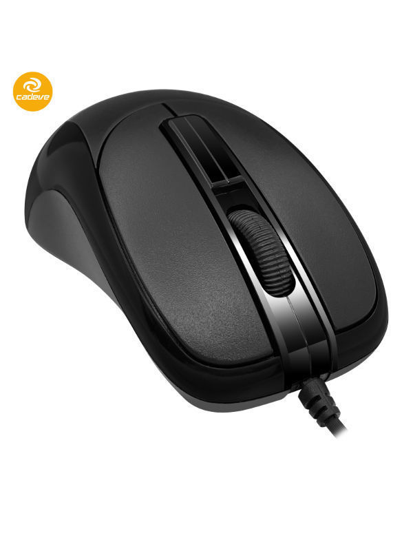 China Basics 3-Button USB Wired Computer Mouse (Black) on Global ...