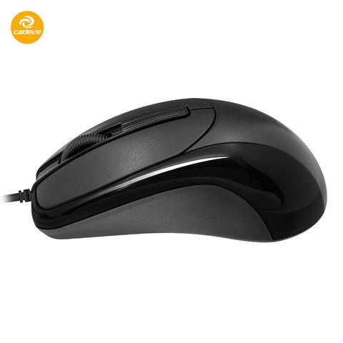 China Basics 3-Button USB Wired Computer Mouse (Black) on Global ...