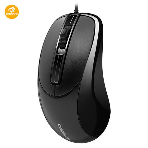 China Basics 3-Button USB Wired Computer Mouse (Black) on Global ...