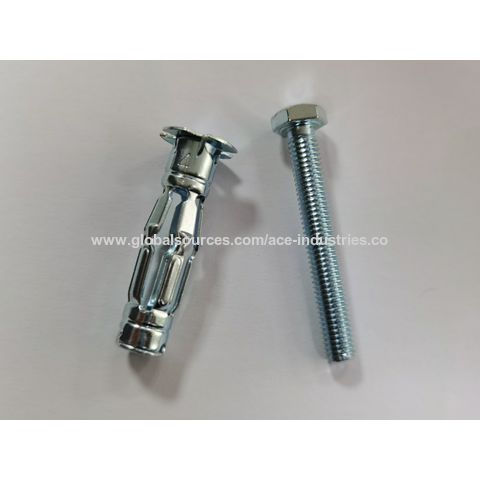 China Stainless steel fittings, Hexagonal casing with Yellow Zinc ...
