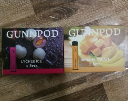China Best design 8.0ml E-Liquid Gunnpod 2000 puffs dispoable vape pen ...