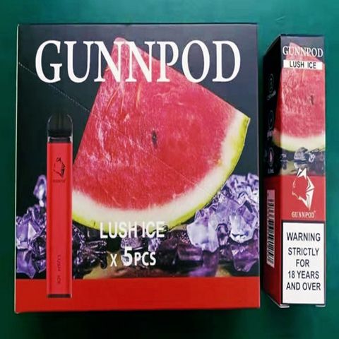 China Best design 8.0ml E-Liquid Gunnpod 2000 puffs dispoable vape pen ...