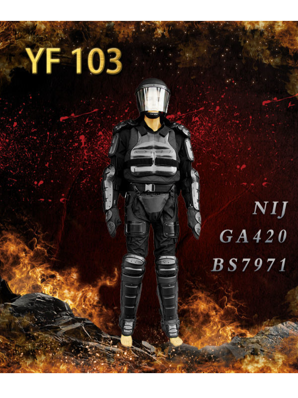 China BS7971 Police Armor Anti Riot Body Armor Anti Riot Suit Riot Gear ...