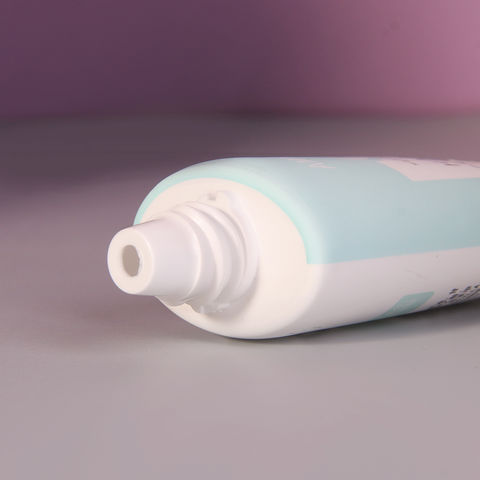 China 70ml Plastic Soft Cream Tube Flat Oval Shape With Hanging Hook ...
