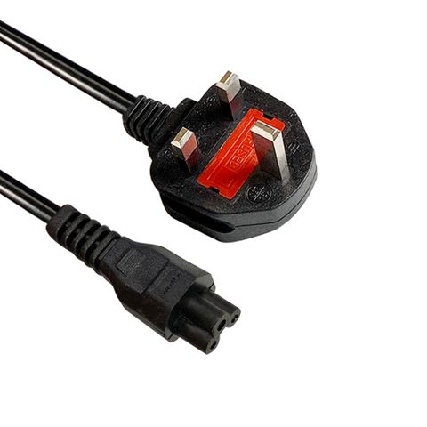 China Black IEC 60320 C5 UK Plug AC Power Cables,UL VDE Approved 3pin ...