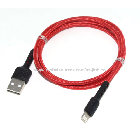 China Nylon braided lightning cable on Global Sources,nylon braided cable