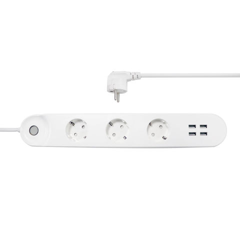 China Smart Power Strip WIFI& Bluetooth Power Strip EU Standard 3 ...