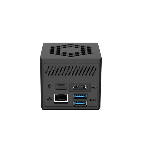 China Half palm-sized mini PC with 10W Celeron CPU J4125 8GB RAM m.2 ...