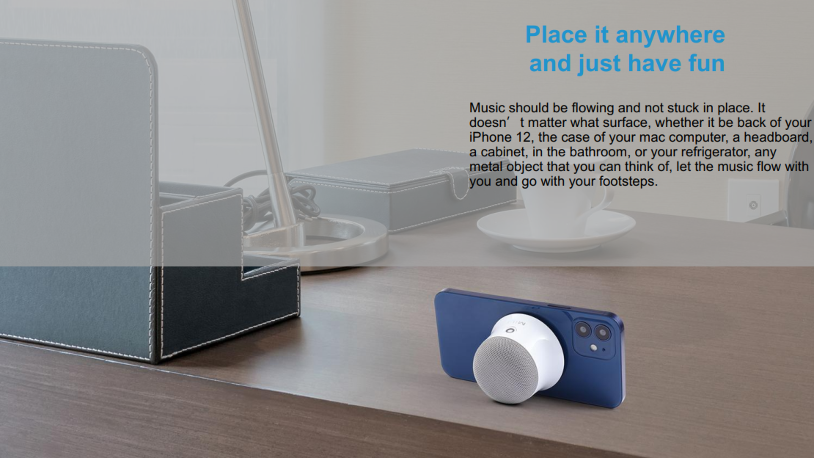 China MiLi TWS Magsafe magnetic Bluetooth party speaker bluetooth ...