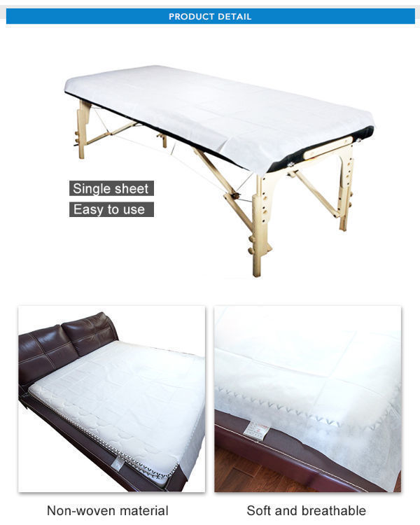 China Waterproof disposable non woven medical bed sheet for hospital on ...