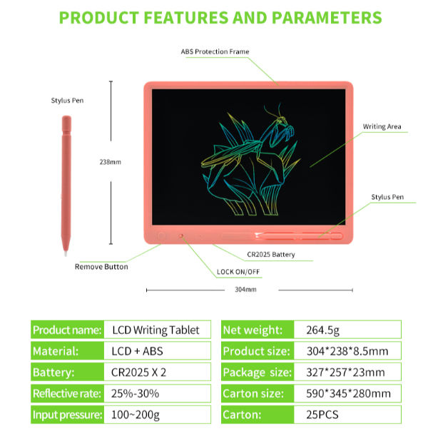 China Gift for kids portable lcd creative writing writing tablet 8.5 ...