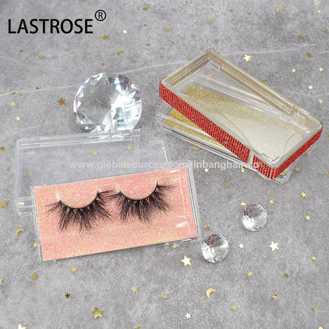 China Wholesale acrylic lash case mink lashes eyelash case transparent ...