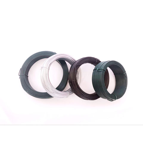 China Factory Wholesale Green galvanized iron wire covered PVC coated ...
