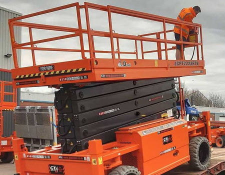 China CRUKING 16m Electric Scissor Lifts JCPT1614HA Lfiting Table on ...