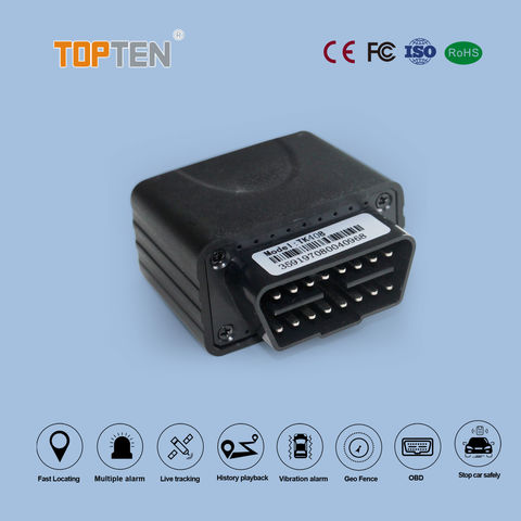 China Plug & play design Car OBD Tracker with Smart engine ON/OFF ...