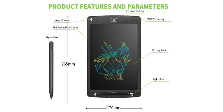 China E-writing board wonderful pad 8.5-inch LCD Writing Tablet drawing ...
