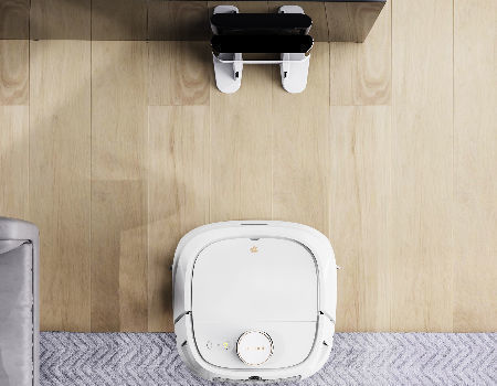 China Self-Rinse Roller-Mop Sweep Vacuum Mopping Automatic Washing Mop ...