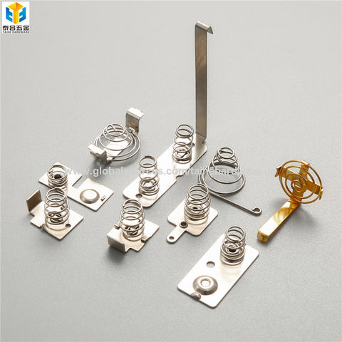 China Custom Battery pcb Spring Contacts Metal contact clip on Global ...