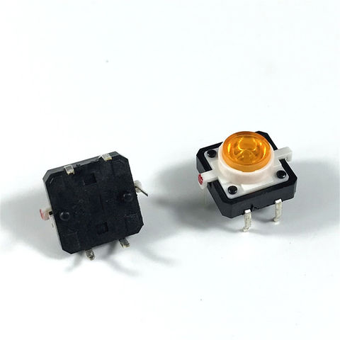 China Tactile switch ,illuminated tact switch 12*12mm psb normally open ...