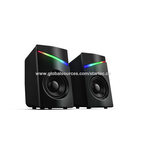 China 2.0 USB gaming speaker RGB Lights For PC on Global Sources ...