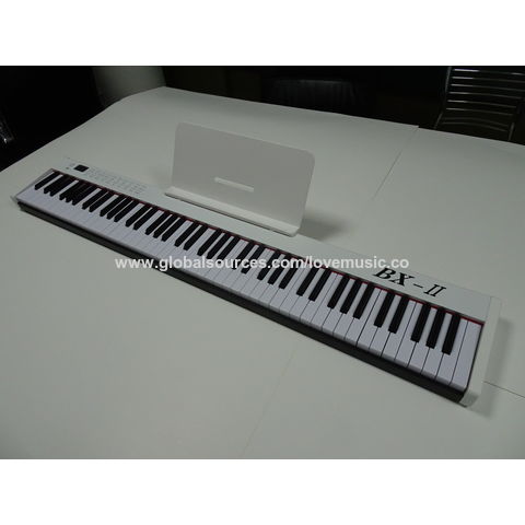 China 88 volume control keys LED teaching function electronic keyboatd ...