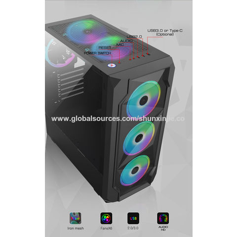 China Computer Case & Tower Desktop Gaming Pc Case on Global Sources ...