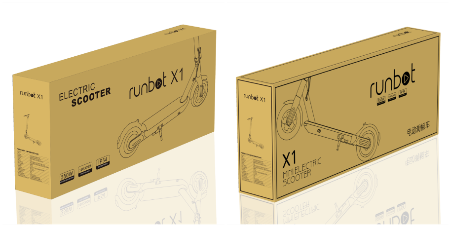 China Runbot Hot Sale Long Range Foldable Electric Scooter 350w Fast ...
