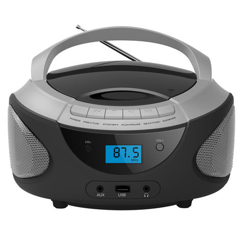 China Portable FM CD Boombox Player With Full LED Display MT-839 on ...