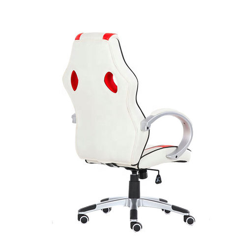 China Modern High-tech back support white office game chair on Global ...