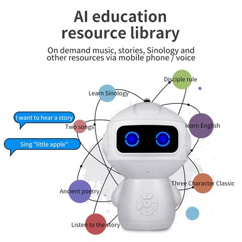 China AI voice early education machine toy voice dialogue story machine ...