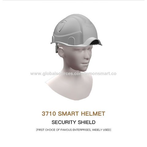 China Best Selling Camera ABS Safety smart helmet for engineers orange ...