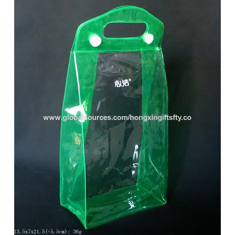 China Custom logo promotional PVC packaging bag on Global Sources ...