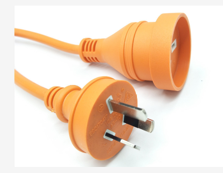 China Factory Custom Australian 3 core power cord SAA male and female ...