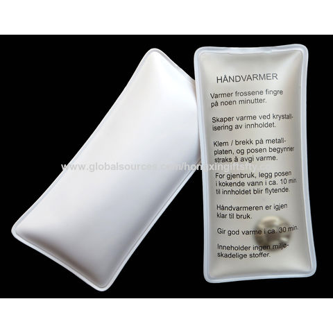 China Portable and Reusable instant gel heat pack (12x7cm) on Global ...