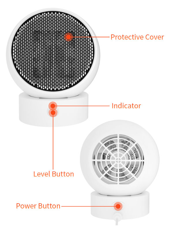 China New Product Winter Room Heater Fan Instant Heat PTC Electric ...