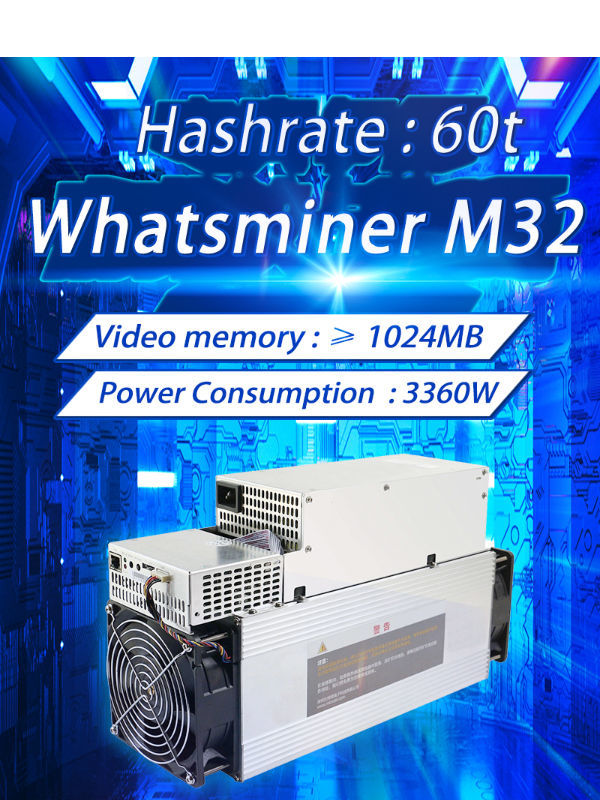 China New Whatsminer M32 60T BTC miner Bitcoin mining machine Asic ...