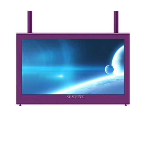 China Gas station digital signage with 49 inch ceiling-mounted lcd ...