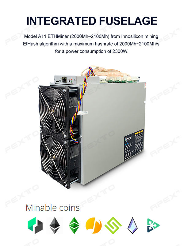 Innosilicon A11 Miner ETH Miner Asic ETHmaster Miner A11 8g 2000mh ...