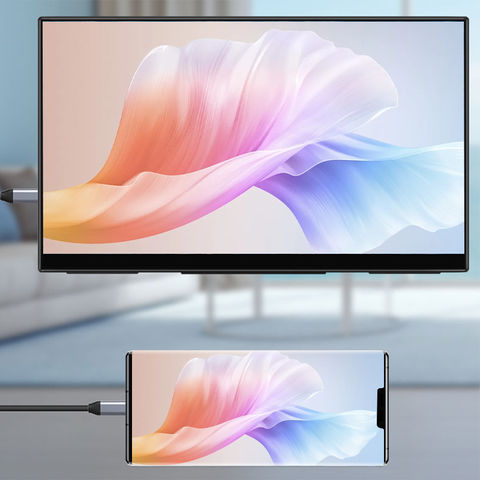 China OLED 15.6 inch portable monitor wireless monitors with Type C ...