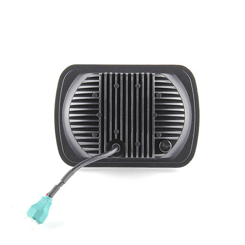 China Aluminum Square Led Motorcycle Projector Headlight For Jeep on ...