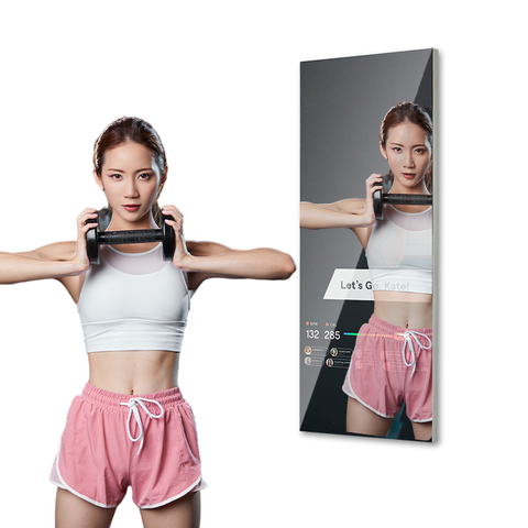 China Smart Workout Mirror Home Gym Digital Exercise Fitness room ...