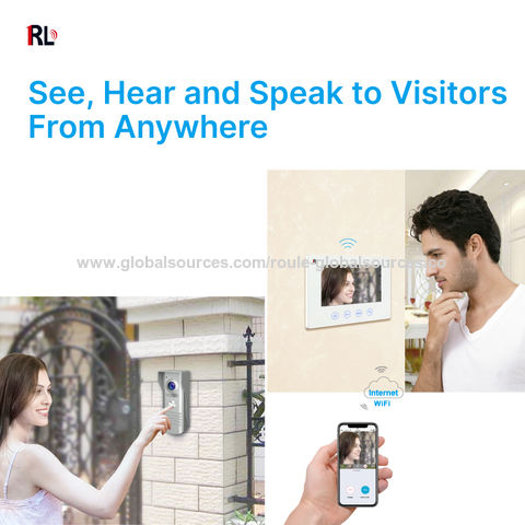 China WiFi Video Doorphone, Smart Home Series color video intercom ...