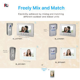 China WiFi Video Doorphone, Smart Home Series color video intercom ...