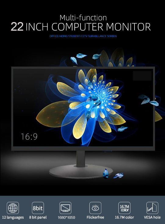 China Wholesale Fhd 1680P Desktop Computer 22 Inch Fast Response IPS ...