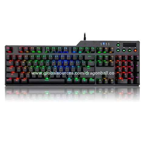 China 104 keys Mechanical keyboard with Backlit for Gamer on Global ...
