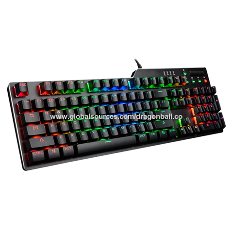 China 104 keys Mechanical keyboard with Backlit for Gamer on Global ...